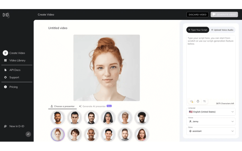 D-ID: منصة إنشاء الفيديو التي تم إنشاؤها بواسطة الذكاء الاصطناعي - AI ...