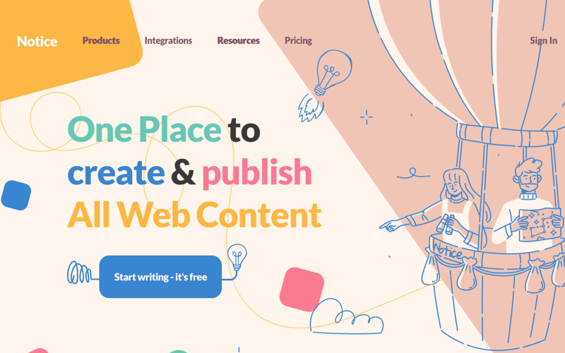 Notice Studio: AI No-code Website Editor - AI Tool Selection