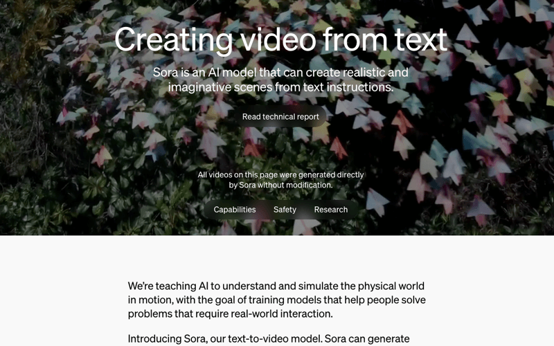 Sora: Creating Video from Text with AI - AI Tool Selection