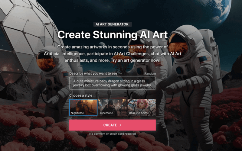 NightCafe: AI Art Generator with Focus on Community and Fun - AI Tool ...