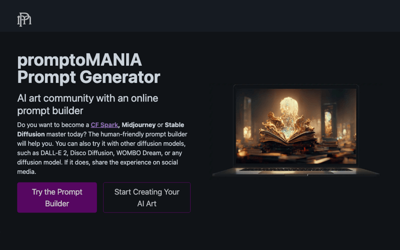 PromptoMANIA: Prompt Builder for AI Visual Art Generators - AI Tool ...