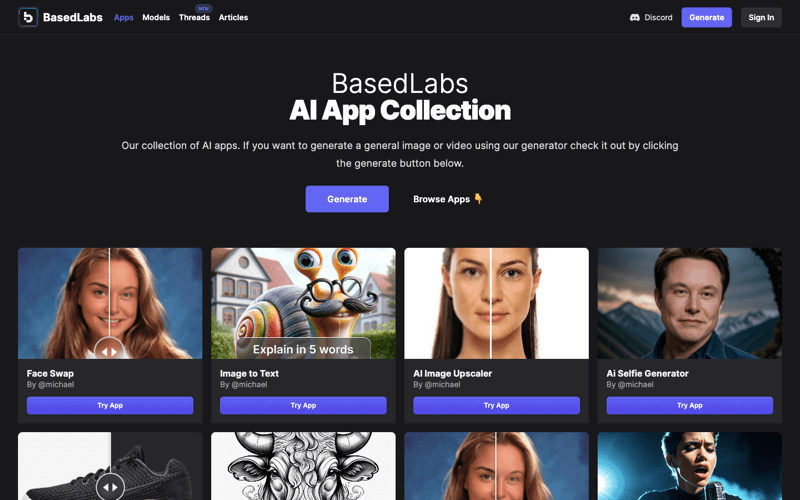BasedLabs.ai: Ihre Anlaufstelle für KI-Videos und -Tools - AI Tool Selection