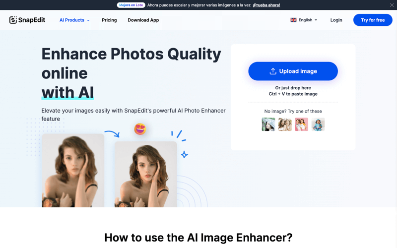 Let's Enhance: AI to Enhance, Upscale and Generate Pictures - AI Tool Selection