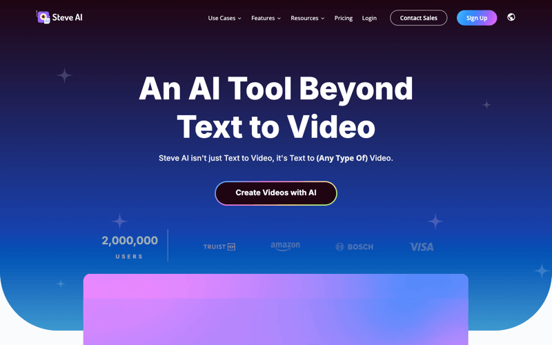 Steve AI: AI Video Generator that Turns Your Ideas into Videos - AI ...