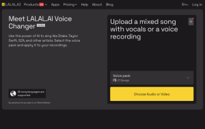 LALAL.AI: Vocal Remover, Instrumental Splitter and Voice Changer - AI Tool Selection