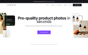 Claid.ai：在幾秒鐘內產生專業品質的產品照片 - AI Tool Selection