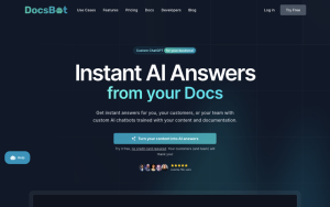 DocsBot AI: Transform Documents into Customized AI Chatbots - AI Tool Selection