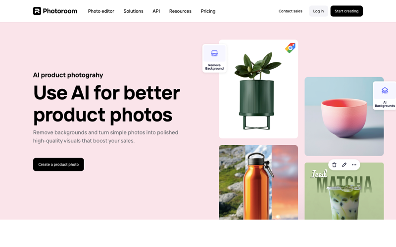PhotoRoom: AI-Powered Photo Editing and Design Platform - AI Tool Selection