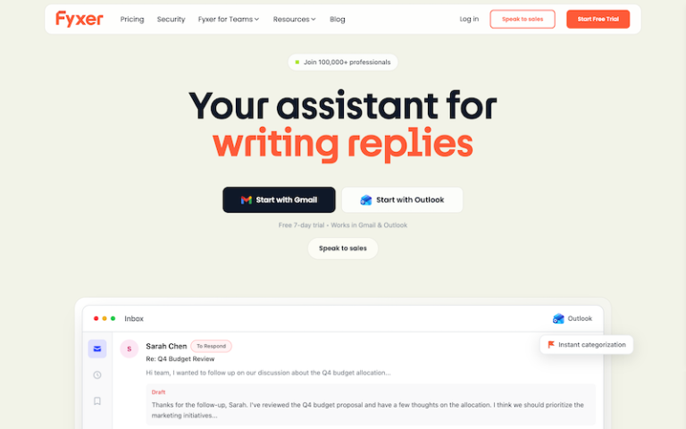 Fyxer: Helps Professionals Manage Communication and Admin Work - AI ...