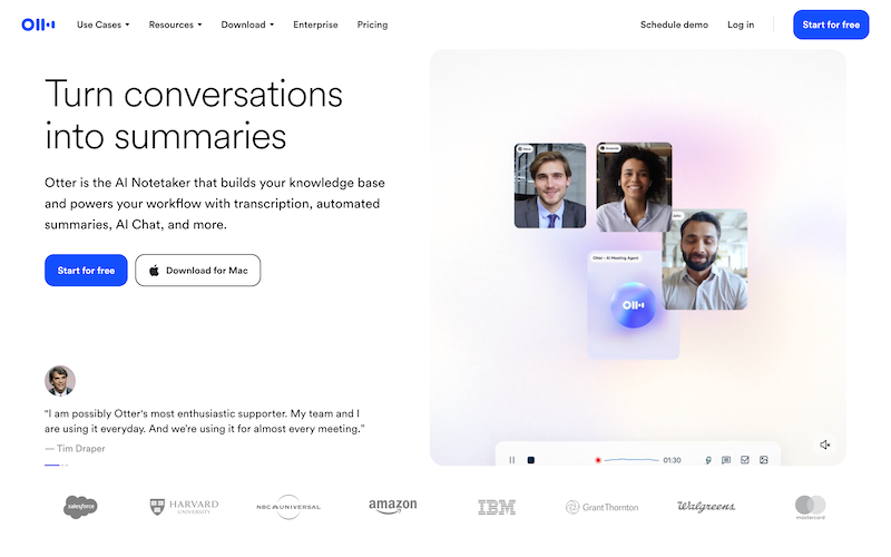 Otter.ai: AI-Powered Transcription, Note-Taking, and Collaboration Tool ...